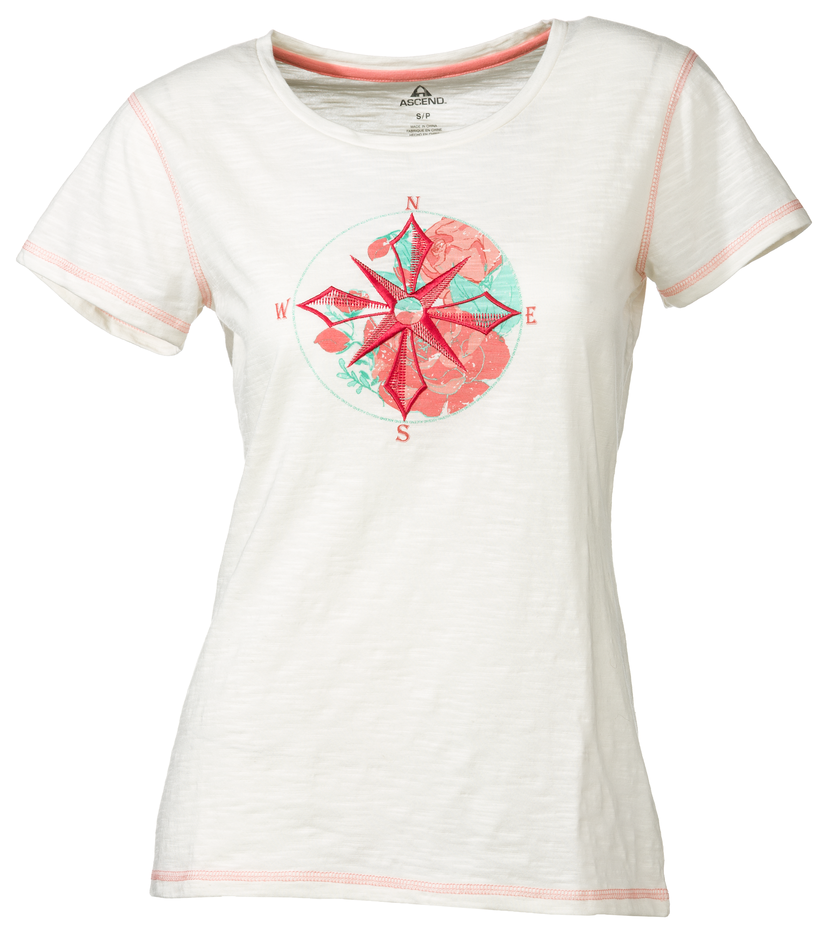 Ascend Compass Rose Embroidered T-Shirt for Ladies | Bass Pro Shops